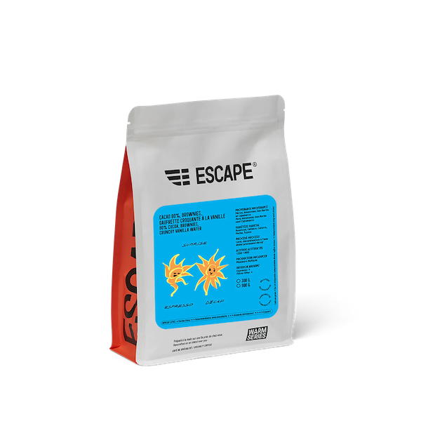 Escape - Sunrise Espresso Decaf (900g) – Eight Ounce Coffee