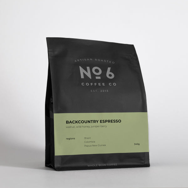 No6 - Backcountry Espresso Blend – Eight Ounce Coffee