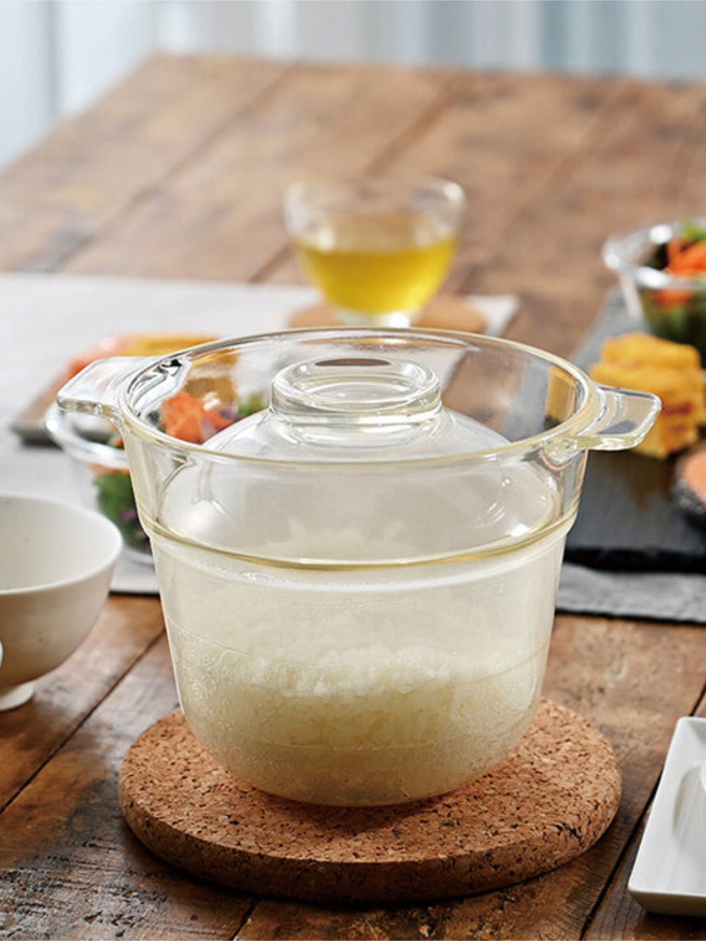 HARIO Ichizenya Microwave Glass Rice Cooker – Eight Ounce Coffee